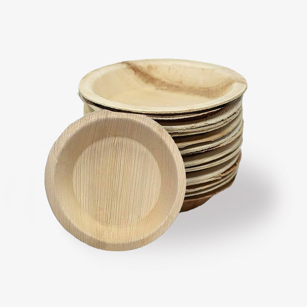 Biodegradable Eco-Friendly Plates - 6 Inch (Pack of 10) | Sustainable ...